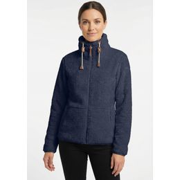 Icepeak Damen Fleecejacke "Icepeak COLONY", blau, Gr. XXXL, Obermaterial: 100% Polyester, Jacken, schnell trocknendes Material aus Polyester, mit