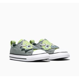 Converse M&auml;dchen Sneaker "CHUCK TAYLOR ALL STAR ONE STRAP DI", Gr. 24mineral brew, neon mantis, wei&szlig;, Textil, Schuhe