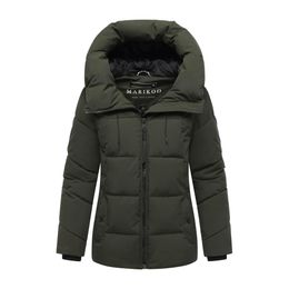 Marikoo Damen Winter Steppjacke Kuscheltatze XVI mit Kapuze