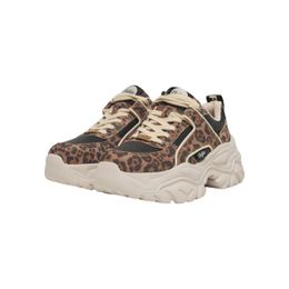 Buffalo Damen Sneaker "Buffalo GALACTICA", Gr. 41, braun, Lederimitat, Schuhe