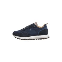 Pepe Jeans Herren Trainingsschuh "trainers ARI NIGHT M", Gr. 44dulwich blau, 50% Polyamid, 40% COW SUEDE, 10% Polyurethan, Schuhe