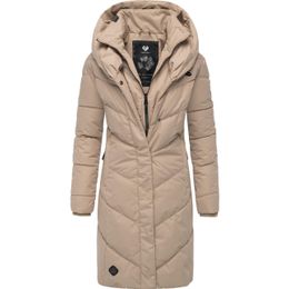 Ragwear Damen Steppmantel "Natalka", beige, Gr. XL, Au&szlig;enmaterial: 100% Polyester. Innenfutter: 100% Polyester. Wattierung: 100% Polyester, M&auml;ntel,