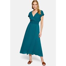 Zero Damen Maxikleid "Damen mit elastischem Bund", blau, Gr. 34, Obermaterial: 5% Polyester, 15% Polyamid, 80% Viskose. Futter: 100% Polyester,