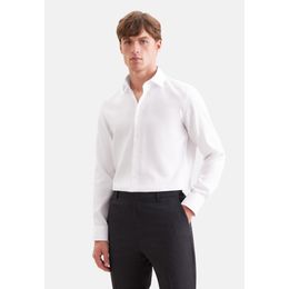 Seidensticker Herren Businesshemd "Schwarze Rose", wei&szlig;, Gr. 38, unifarben, 100% Baumwolle, Hemden, Slim 1/1 Kentkragen Uni