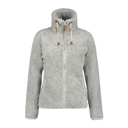 Icepeak Damen Fleecejacke "Icepeak COLONY", grau, Gr. M, Obermaterial: 100% Polyester, Jacken, schnell trocknendes Material aus Polyester, mit