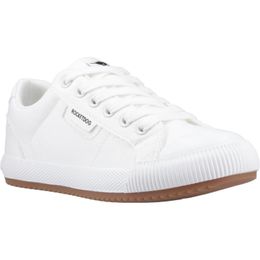 Rocket Dog Cheery Niedrig Baumwolle Damen Wei&szlig;e Sneakers