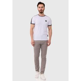 Cipo & Baxx CIPO & BAXX Herren Stoffhose "Cipo & Baxx Hose", grau, Gr. 40, gestreift, Obermaterial: 41% Baumwolle CO. 37% Polyester PES. 20% Viskose CV. 2%