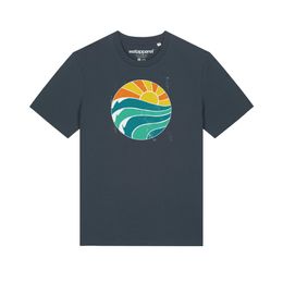 Watapparel Shirt ' Summer Sun ' male size XS Anthracite / Mixed colors