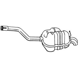 BOSAL Endschalld&auml;mpfer 233871 f&uuml;r Skoda