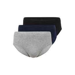 Schiesser Slip Herren Gr&ouml;&szlig;e XL marine / hellgrau / schwarz