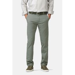 MEYER Herren Chinos "New York 1-5074", gr&uuml;n, Gr. 54, unifarben, 98% Baumwolle, 2% Elasthan, Hosen, in Regular-Fit