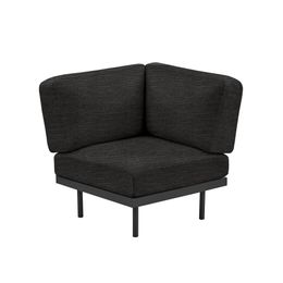 home24 Outdoor-Eckelement Modica in Schwarz | Gr.: onesize