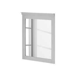 home24 Massiver Spiegel Lyngby 78 cm in Kiefer Wei&szlig; | Gr.: onesize