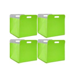 DuneDesign Aufbewahrungsbox Tamaro (4er Set) in gr&uuml;n | Gr.: onesize