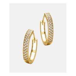 Diamant L'&eacute;ternel Ohrringe aus 585 Gelbgold | Gr.: onesize