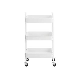 Songmics Beistellwagen Pataye in Wei&szlig; - (B)29 x (H)77.5 x (T)45 cm | Gr.: onesize