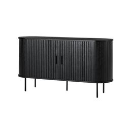 home24 Sideboard BARAWOH in Eiche Schwarz | Gr.: onesize