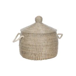 Beliani Korb MYTHO in Naturfarben/Beige - (W) 35 x (H) 37 x (L) 35 cm | Gr.: onesize