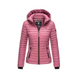 Marikoo Damen Steppjacke Samtpfote mit abnehmbarer Kapuze & Rippb&uuml;ndchen