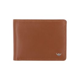 Golden Head Polo Geldb&ouml;rse RFID Schutz Leder 12 cm in cognac | Gr.: onesize