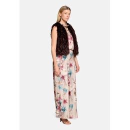 Vera Mont Damen Overall "Damen mit Blumenprint", bunt, festlich, Gr. 36, Satin, Obermaterial: 100% Polyester. Futter: 100% Polyester, Overalls