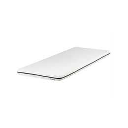 Beliani Matratze PURE FOAM CORE in Wei&szlig;/Grau - (W) 90 x (H) 10 x (L) 200 cm H2/3 Mittel | Gr.: onesize