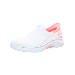 Skechers Sneaker GO WALK 7 Mia in white/pink | Gr.: 40