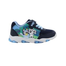 Sneaker mit Bluey und Chloe Motiv, in Blau - Leuchtende Sohle | Gr.: 25