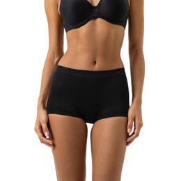 Mey Damen Panty "Emotion", Gr. 38, schwarz, Feinripp, Obermaterial: 50% Viskose, 46% Polyamid, 4% Elasthan, Unterhosen, ohne Seitenn&auml;hte,