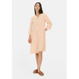 Camel Active Mittellanges Kleid mit R&uuml;ckenfalte in Orange | Gr.: S