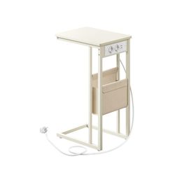 VASAGLE Beistelltisch Barnet in Wei&szlig; - (B)40 x (H)62 x (T)30 cm | Gr.: onesize