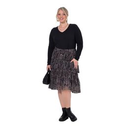 MIAMODA Midirock in haselnussbraun | Gr.: 56