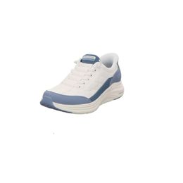 Skechers Lowtop-Sneakers CONTOUR FOAM - COZY FIT in white/light blue | Gr.: 37