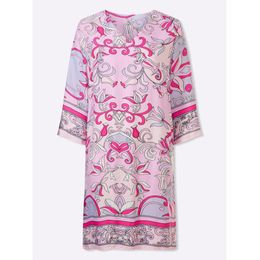 Heine Druck-Kleid in ros&eacute;-hellros&eacute;-bedruckt | Gr.: 36