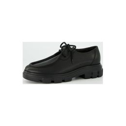 Paul Green Mokassins Schn&uuml;rschuhe in Schwarz | Gr.: 40,5