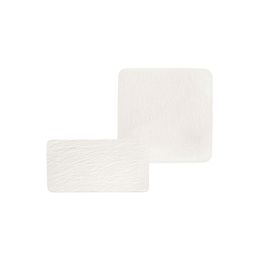 Villeroy & Boch Villeroy & Boch 2er Set Servierplatten Manufacture Rock in wei&szlig; | Gr.: onesize