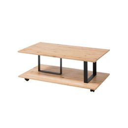 home24 Couchtisch Maxim in Eiche / Schwarz | Gr.: onesize