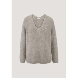 hessnatur Strickpullover in naturgrau | Gr.: S