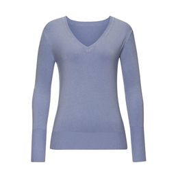 Vivance by Lascana V-Ausschnitt-Pullover in hellblau | Gr.: 36-38