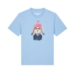 Watapparel T-Shirt 'Hase' Herren Gr&ouml;&szlig;e XS hellblau / mischfarben