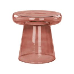 Beliani Beistelltisch CALDERA in Rot - (W) 39 x (H) 40 x (L) 39 cm | Gr.: onesize
