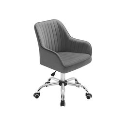 SONGMICS B&uuml;rostuhl Tyra in Dunkelgrau - (B)62 x (H)(83.5-93.5) x (T)62 cm | Gr.: onesize