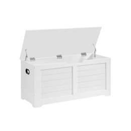VASAGLE Sitzbank Helan-old in Wei&szlig; - (B)40 x (H)46.4 x (T)100 cm | Gr.: onesize