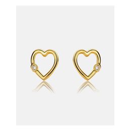 Diamant L'&eacute;ternel Ohrringe aus 585 Gelbgold | Gr.: onesize