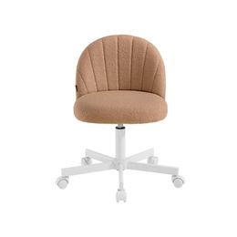 SONGMICS B&uuml;rostuhl Laela in Karamellbraun - (B)60 x (H)83.5 x (T)60 cm | Gr.: onesize