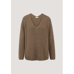 hessnatur Strickpullover in naturcamelbraun | Gr.: M