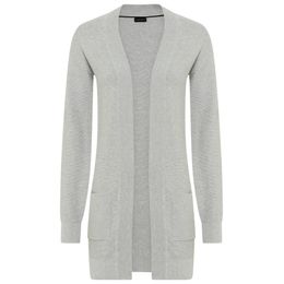 Laura Scott Strickjacke in grau m&eacute;lange | Gr.: 44-46