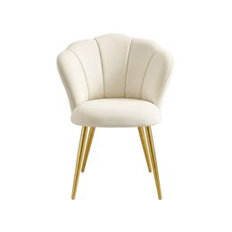 VASAGLE Esszimmerstuhl Laela in Cremewei&szlig; - (B)60 x (H)80 x (T)62.5 cm | Gr.: onesize