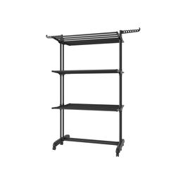 Songmics W&auml;schest&auml;nder Bunji in Schwarz - (B)63.5 x (H)172.5 x (T)125.5 cm | Gr.: onesize