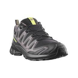 SALOMON Trailrunning-Schuh XA PRO 3D V9 GTX in black/dark gull gray/acid lime | Gr.: 12,5